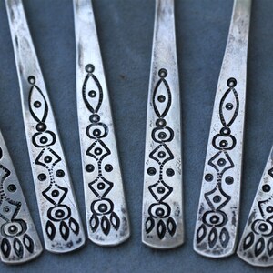 Six Antique Old Pawn Sterling Navajo Native American Handmade Spoons - Etsy