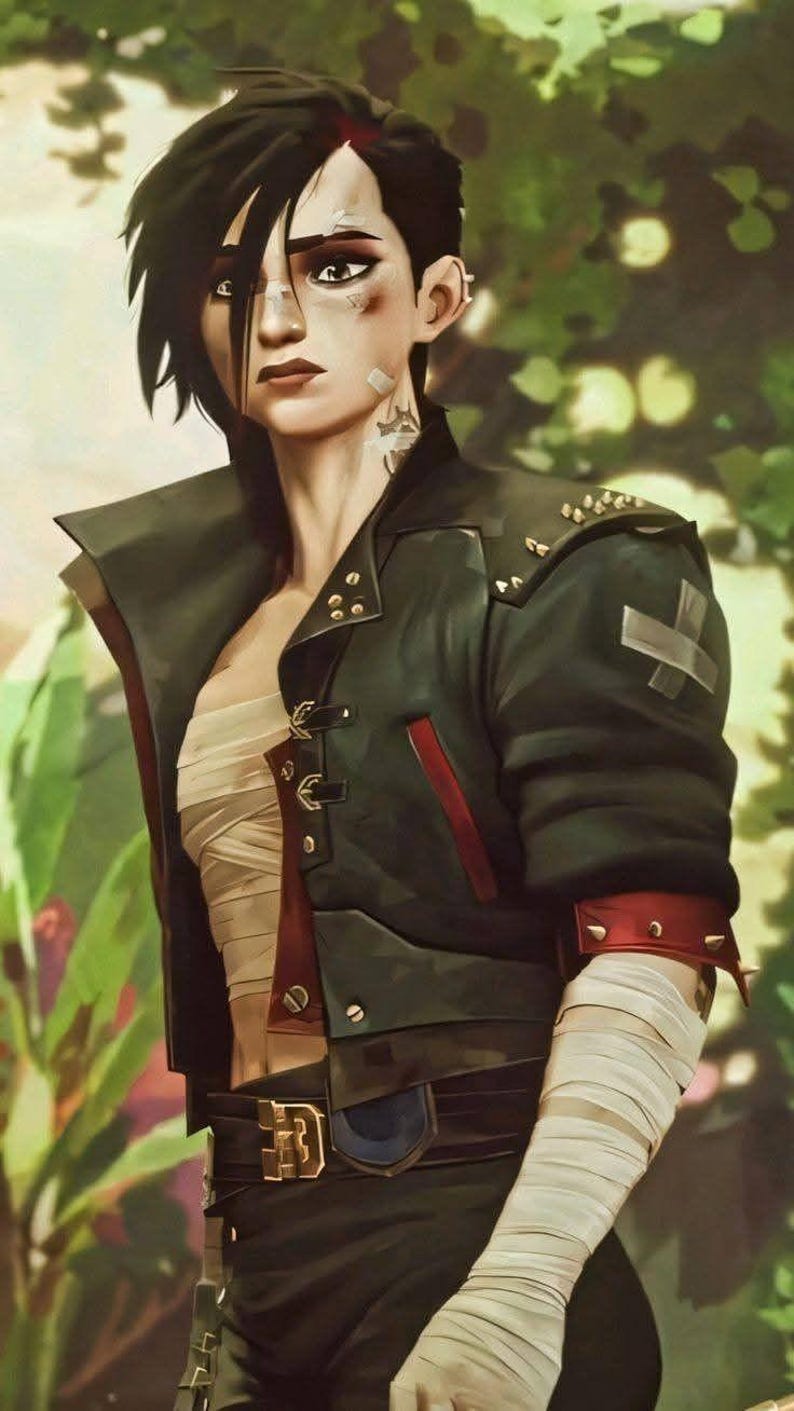 Arcane Vi Pit Fighter Unisex Leather Jacket – LOL Handmade Cosplay - Etsy