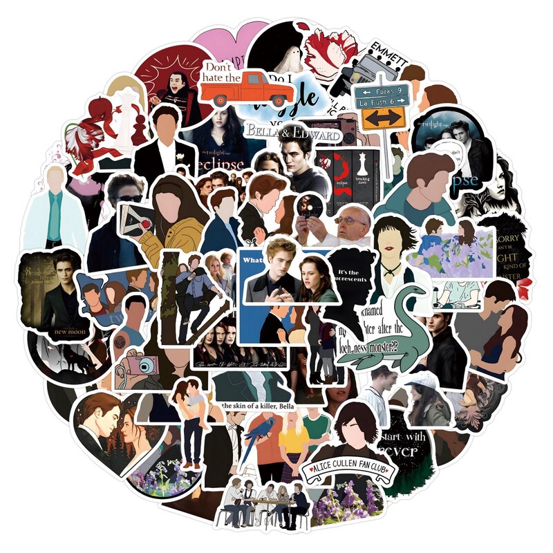 Twilight Saga Stickers - Etsy