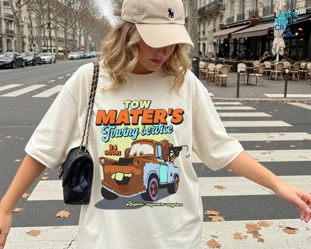 Vintage Disney Pixar Cars Mater Est.1951 Shirt, Tow Mater's Towing ...