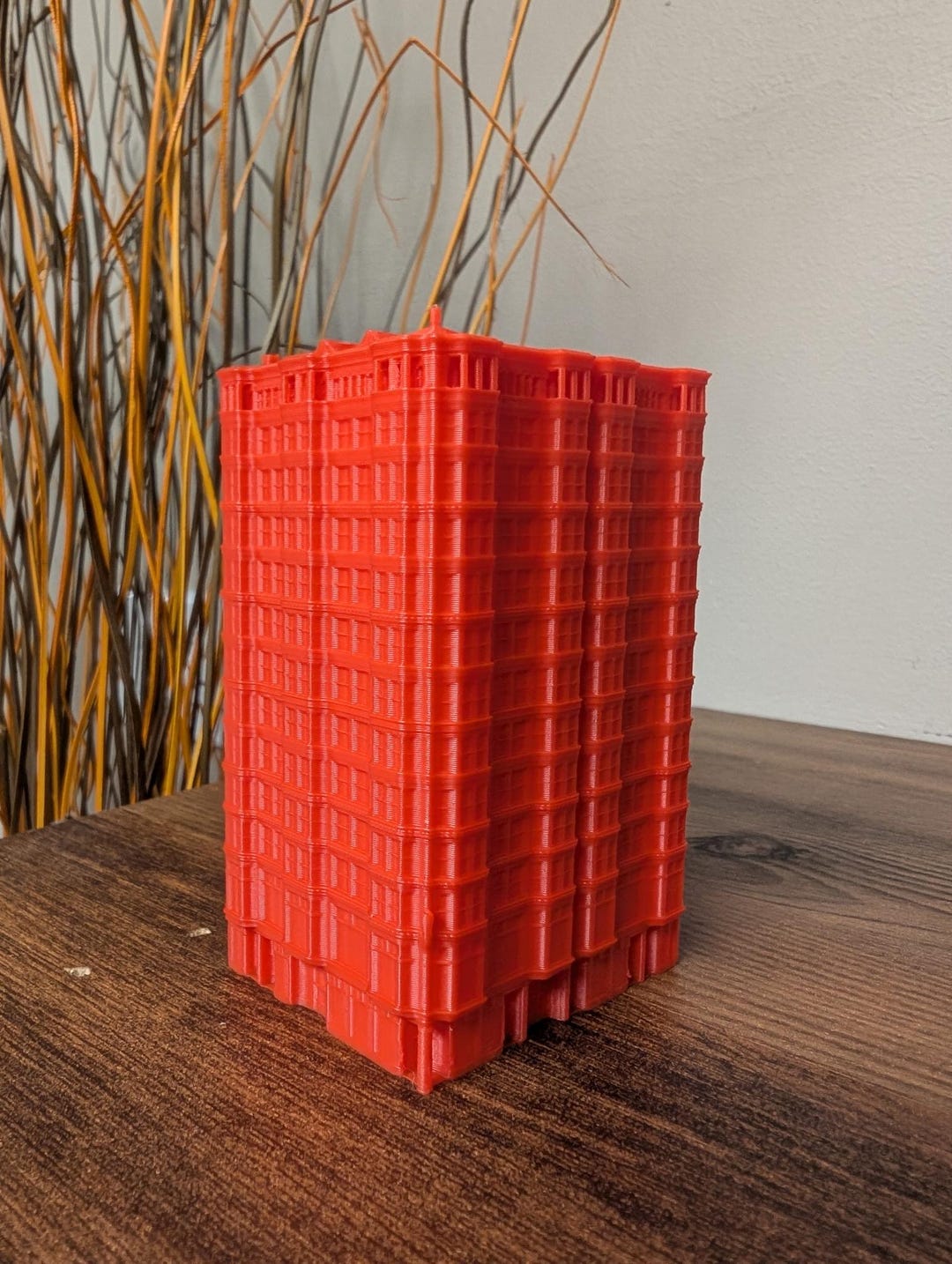 The Tacoma Building (1889) - 3D Printed Model | Décor | Souvenir - Etsy