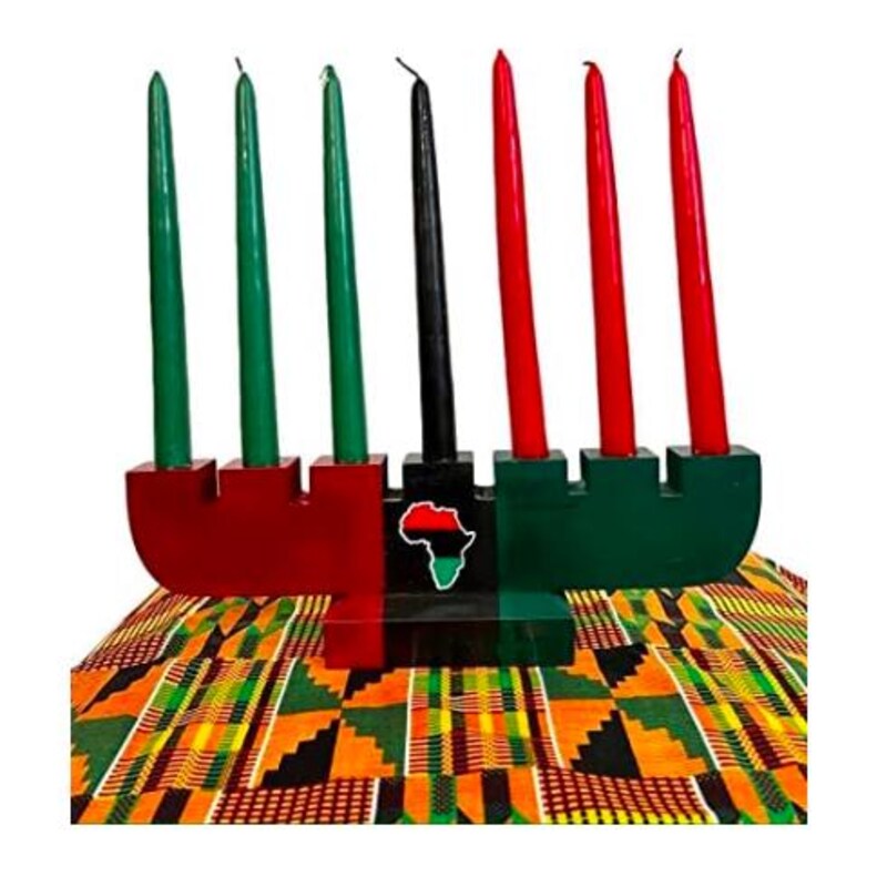 Kwanzaa Candle Holder - Etsy