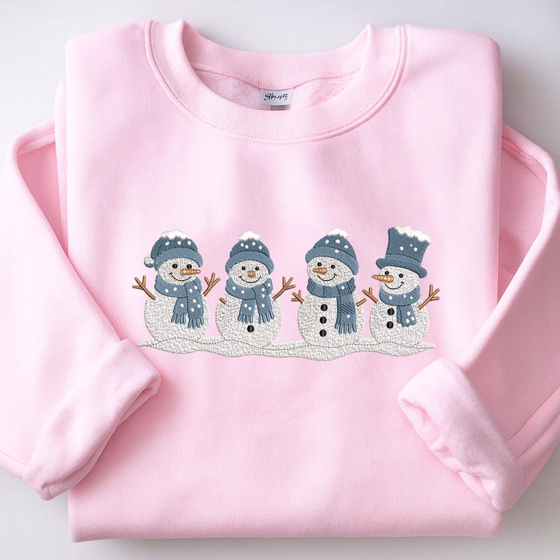 Snowman Family Embroidery Design | Winter Snowman Group Machine ...