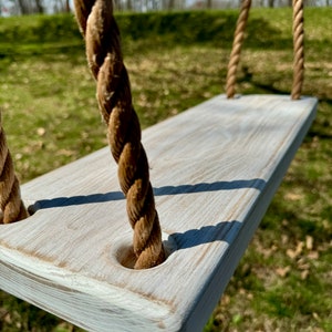 Boho Bench Style Swing | Vintage Tree Swing | White Swing | Distressed Swing - Etsy