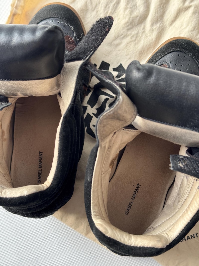 Isabel Marant Bekett Platform sneakers schoenen Leopard Suede Hype ...