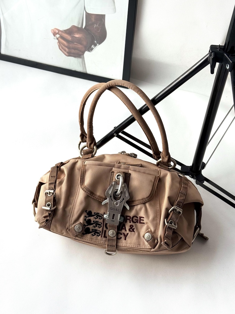Vintage George Gina & Lucy Y2k Handbag Emo Ggl Shoulder Bag Gothic ...