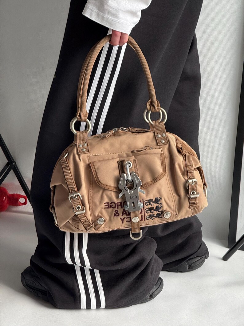 Vintage George Gina & Lucy Y2k Handbag Emo Ggl Shoulder Bag Gothic ...