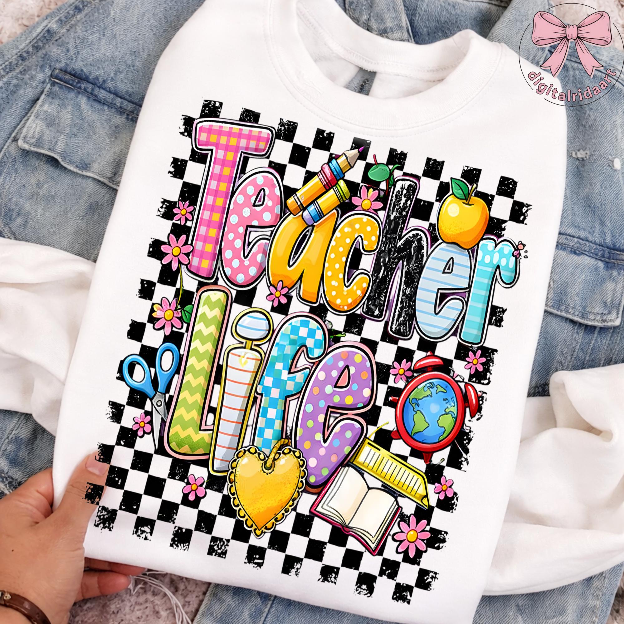 Back to School Teacher Appreciation PNG: Teach Love Inspire Classroom ...