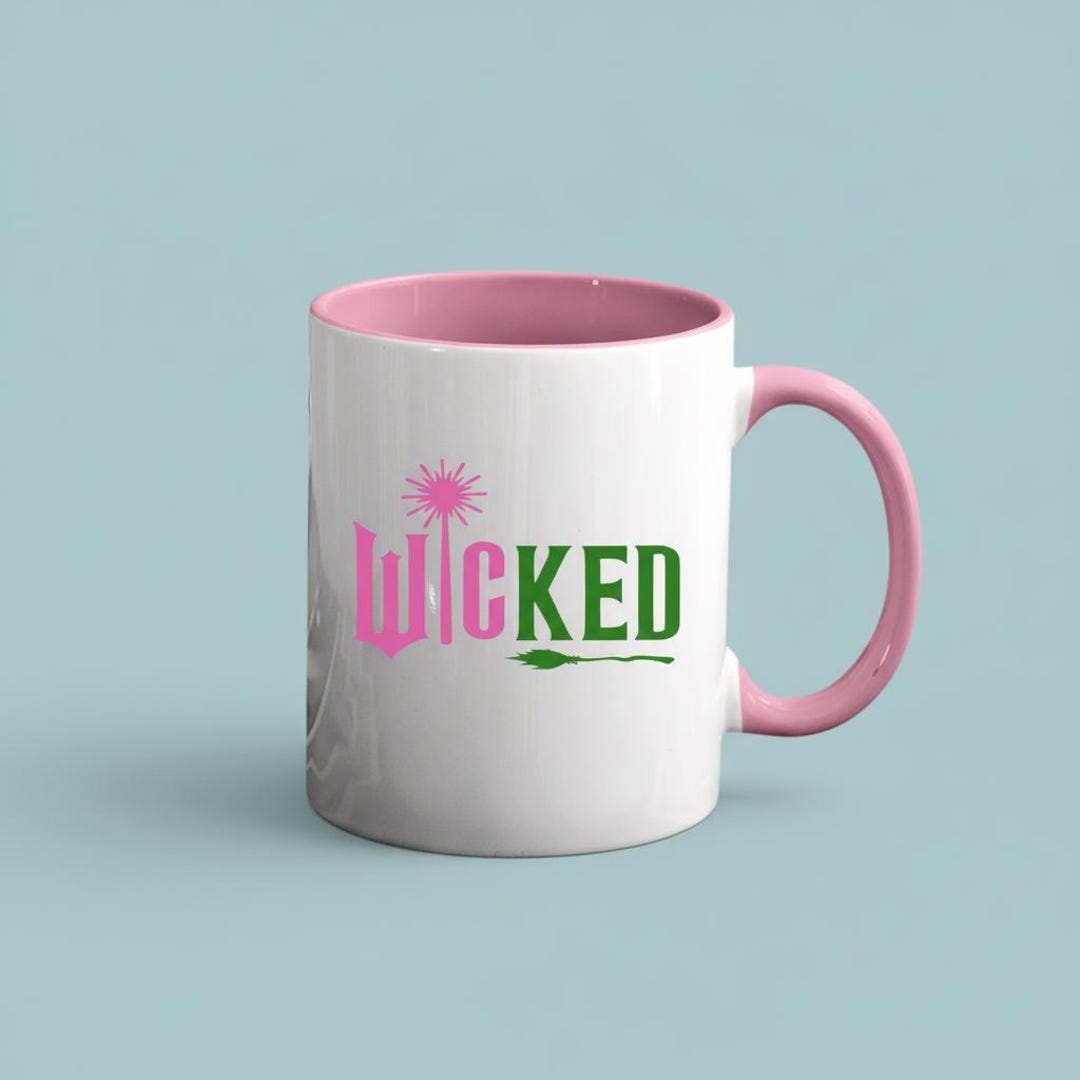 Wicked Accent Mug, Wicked the Musical Coffee Cups, Defying Gravity ...
