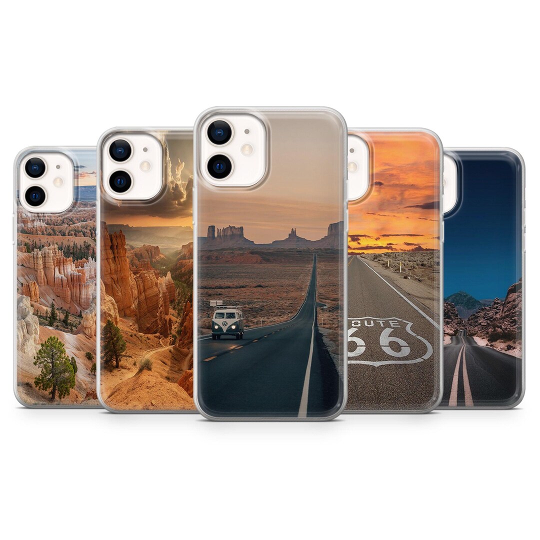 Route 66 Phone Case Arizona Desert Cover for iPhone 17 Pro, 16, 15, 14 ...