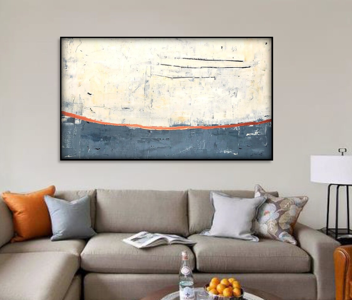 Giant Canvas 60x36 Inch XL Large Abstract Art. Original - Etsy