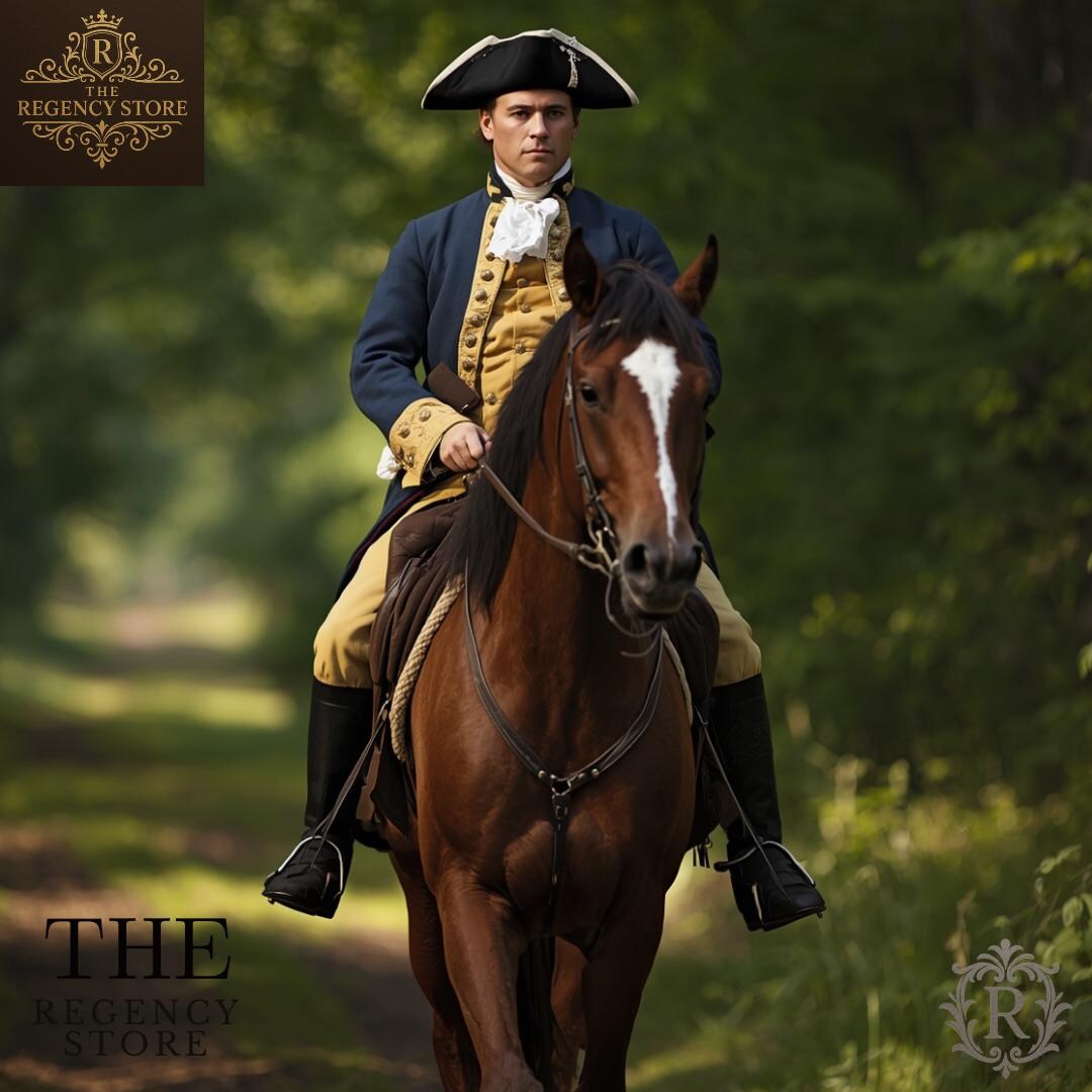 18th Century Continental Army Officer's Uniform | Blue Military ...