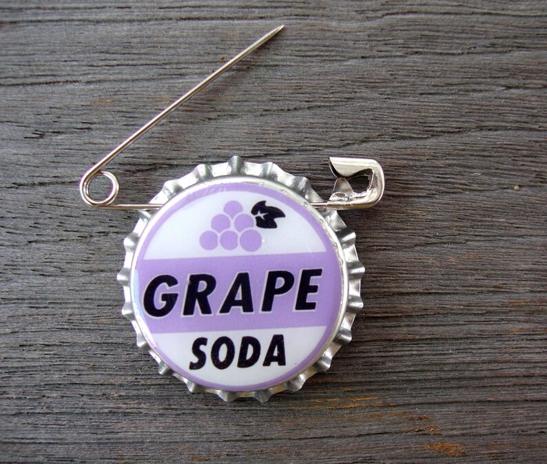Ellie's Grape Soda Pin up Pin - Etsy