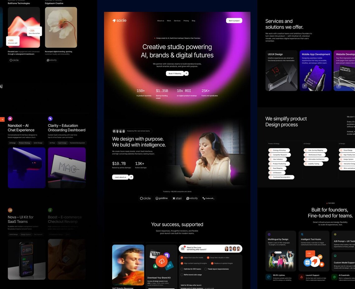 Soale - Portfolio & Agency Webflow Template Live Demo: Soale.webflow.io ...