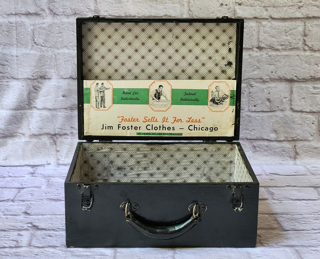 Vintage Salesman Sample Case Jim Foster Clothes Chicago - Etsy