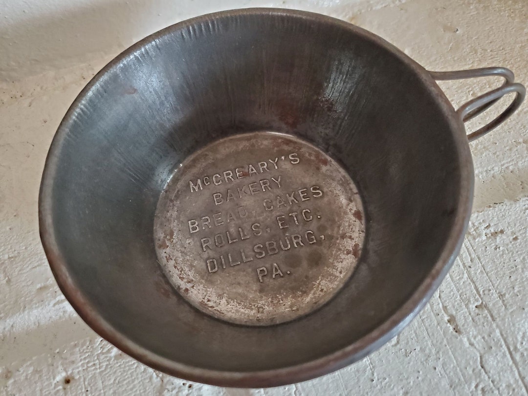 Vintage Metal Measuring Cup Bakery Advertising - Etsy