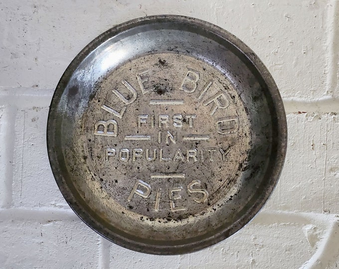 Vintage Blue Bird Pie Pan Pie Tin - Etsy