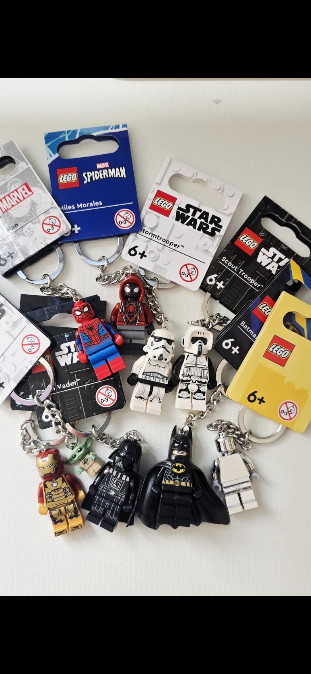 Lego Minifigure Keychain /keyring. - Etsy