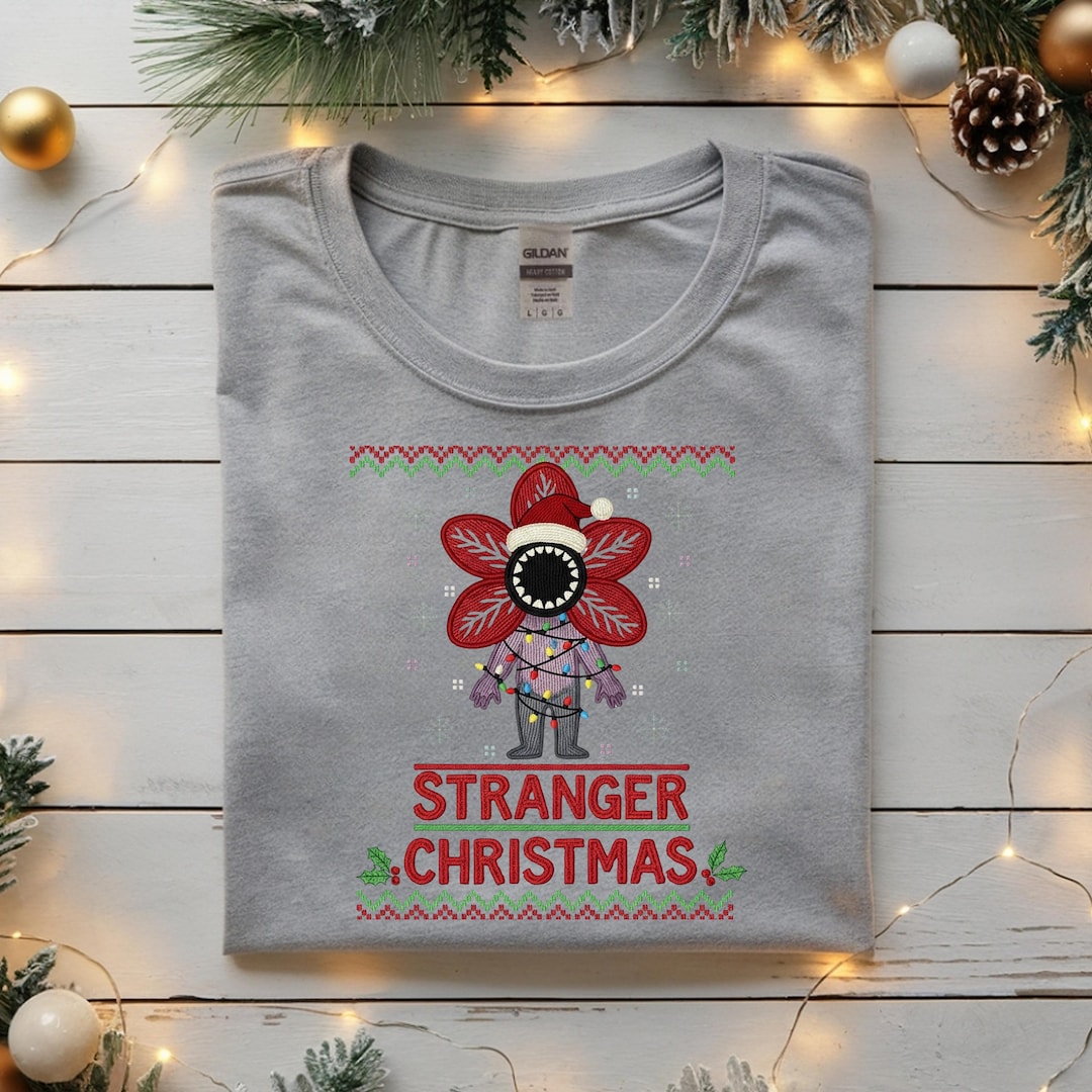 Stranger Christmas Faux Yarn PNG, Christmas Show Character PNG ...
