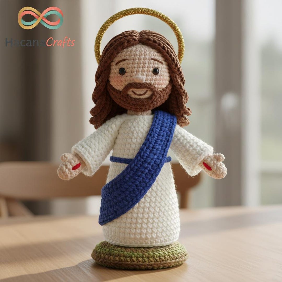 Jesus Crochet Pattern, Religious Amigurumi Doll, Christian Crochet ...