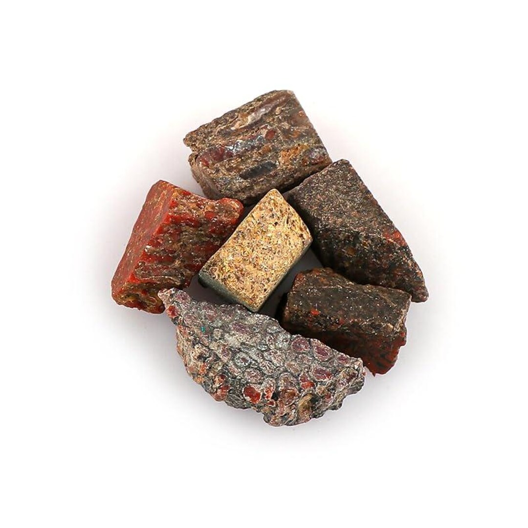 30 Carats Natural Dinosaur Bone Raw Crystals, Loose Gemstone Rough ...