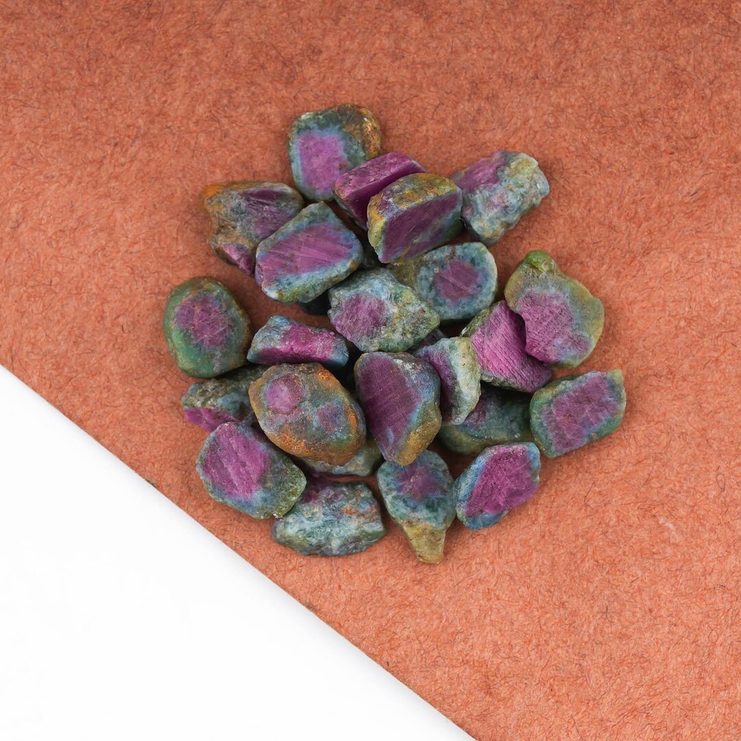 25 Pieces Natural Ruby Kyanite Raw Crystals Gemstone Handmade Jewelry ...