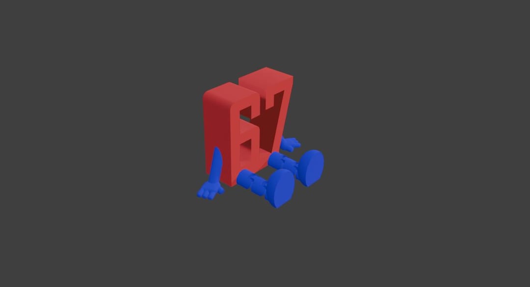 67 Meme Character 3D Printable STL • Funny Desk Toy (digital Download ...