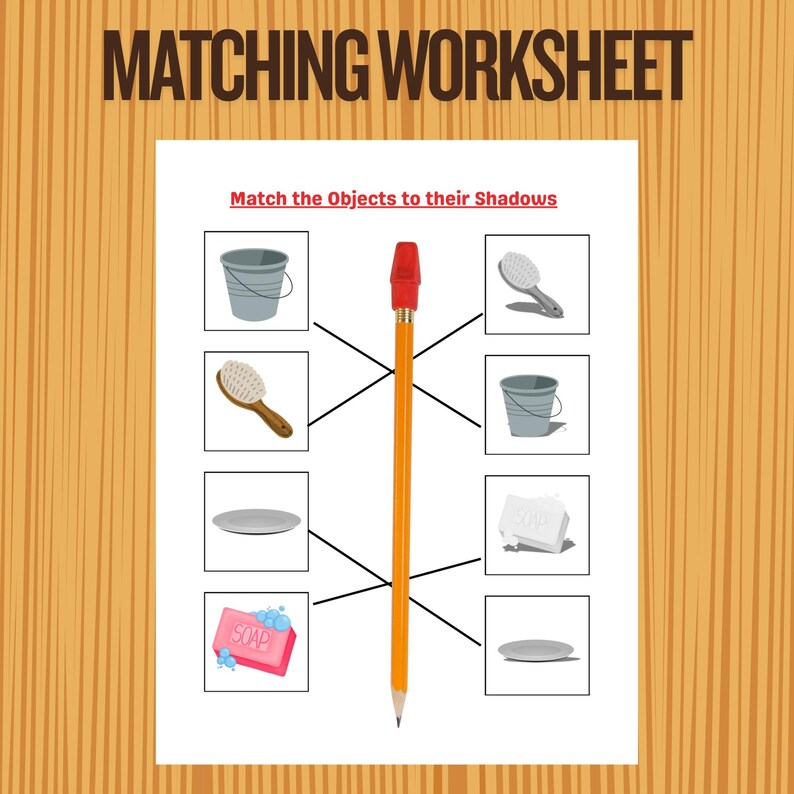 Animal Shadow Matching Game | Printable Preschool Activity | Early ...