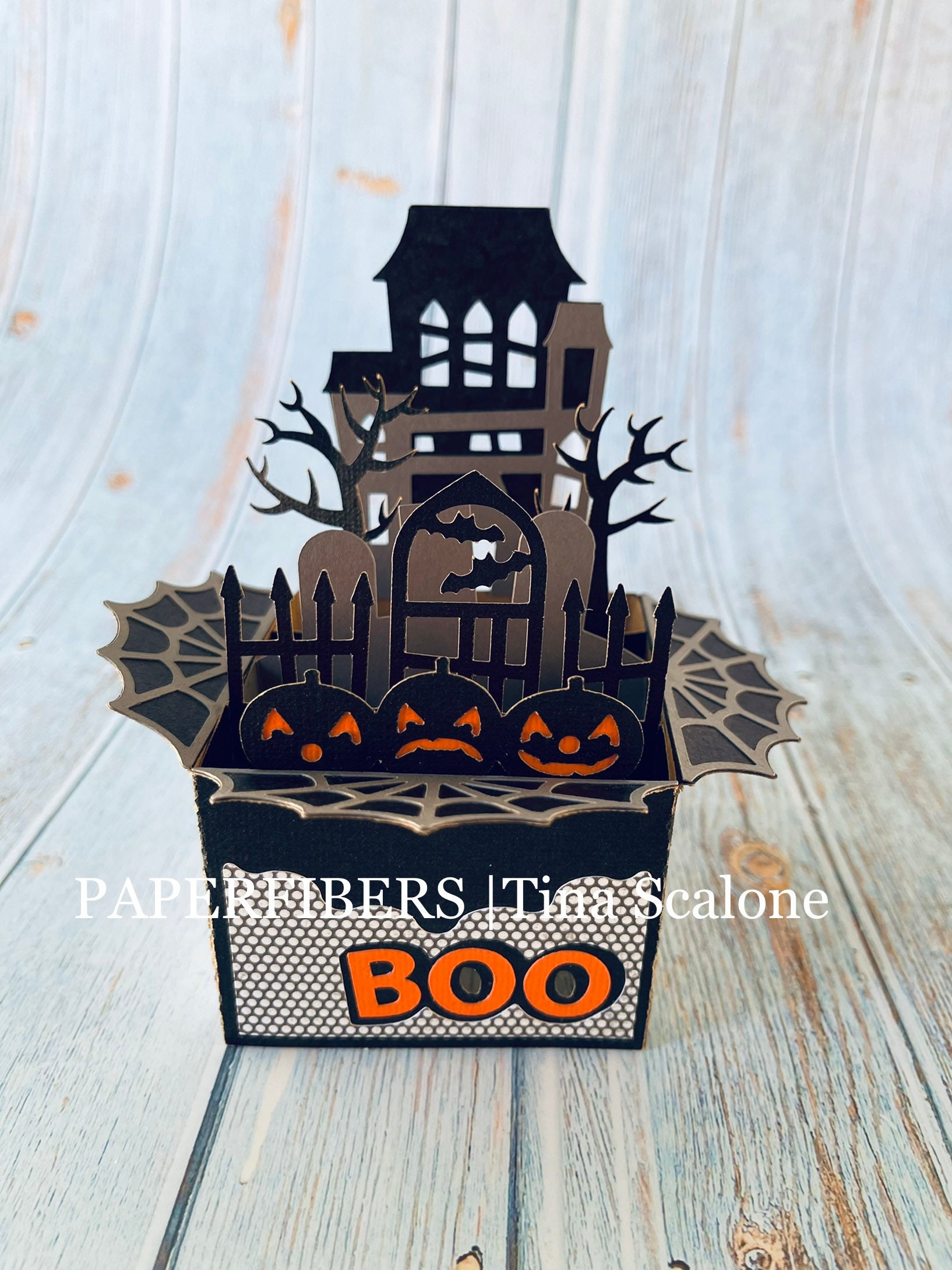 Boo Box Card - Etsy