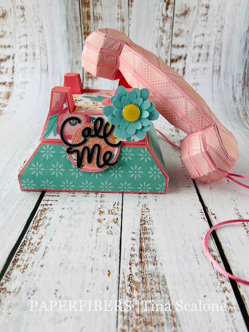 Call Me 3D Telephone Box - Etsy