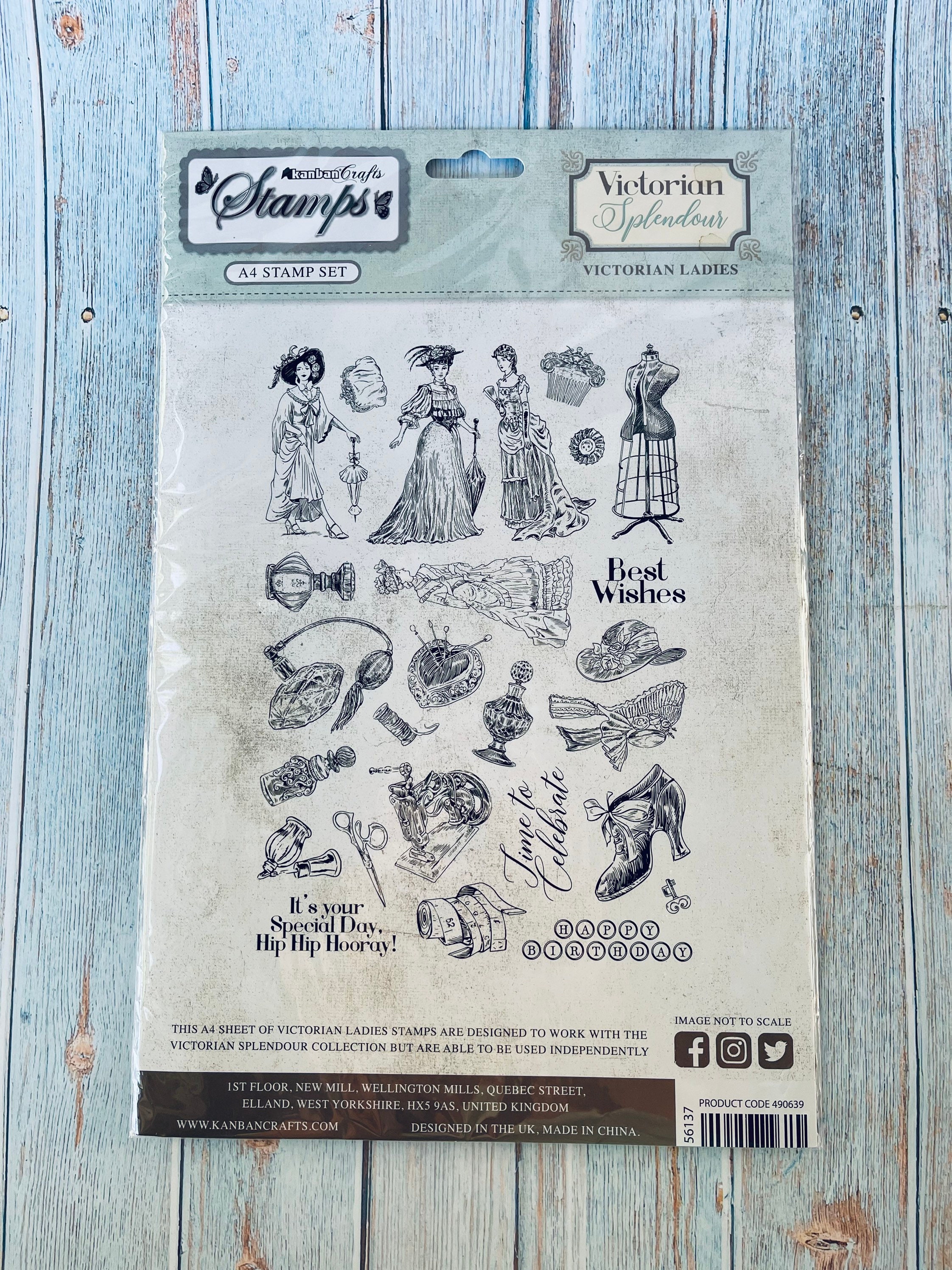 Set of Two Vintage Kanban Stamp Sets - Etsy