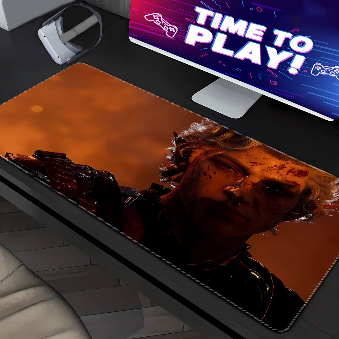 Baldur's Gate 3 Gaming Mouse Pads, Video Game Desk Mat, BG3 Gaming Desk ...