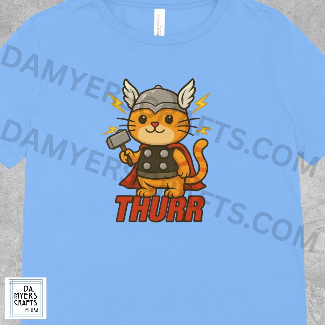 Thor Inspired "thurr" Graphic T-shirt - Etsy