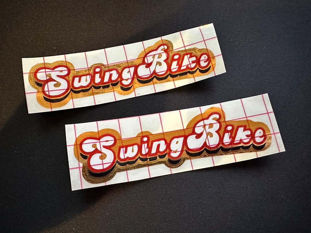 Swingbike Frame Badging (set of 2 Decals) - Etsy