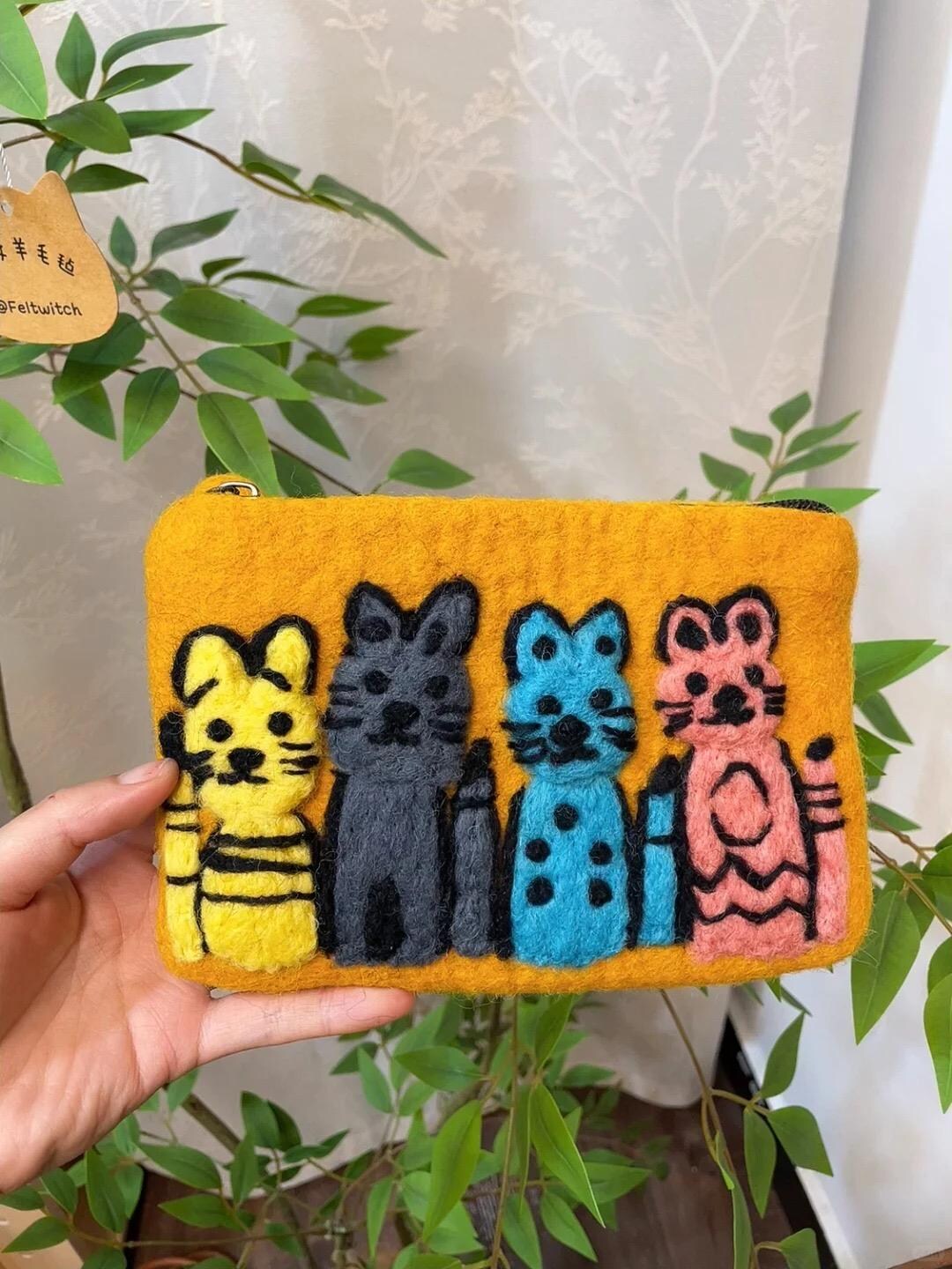Handmade Cat Coin Purse With Cute and Practical Design - Etsy