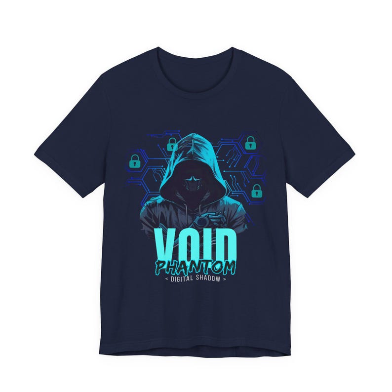 Void Phantom Hacker T-shirt | Hacker Digital Shadow Cyber Design - Etsy