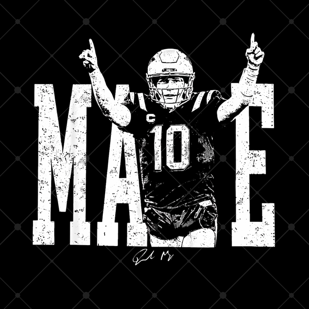Drake Maye Football Fan PNG, College Quarterback Sports Png Team Spirit ...