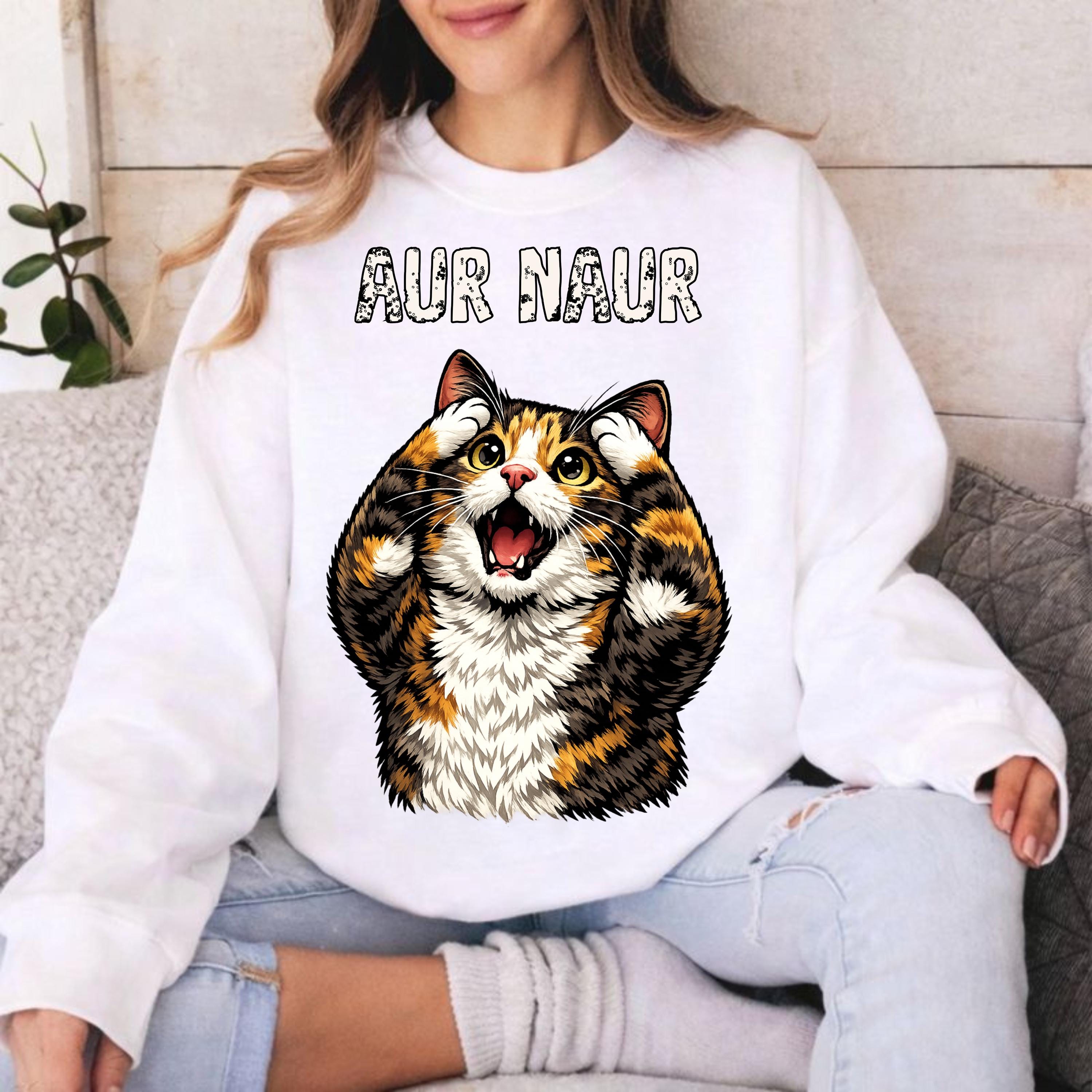 AUR Naur Cat Funny Sarcastic Oh No Australian Accent PNG, Aussie Humor ...