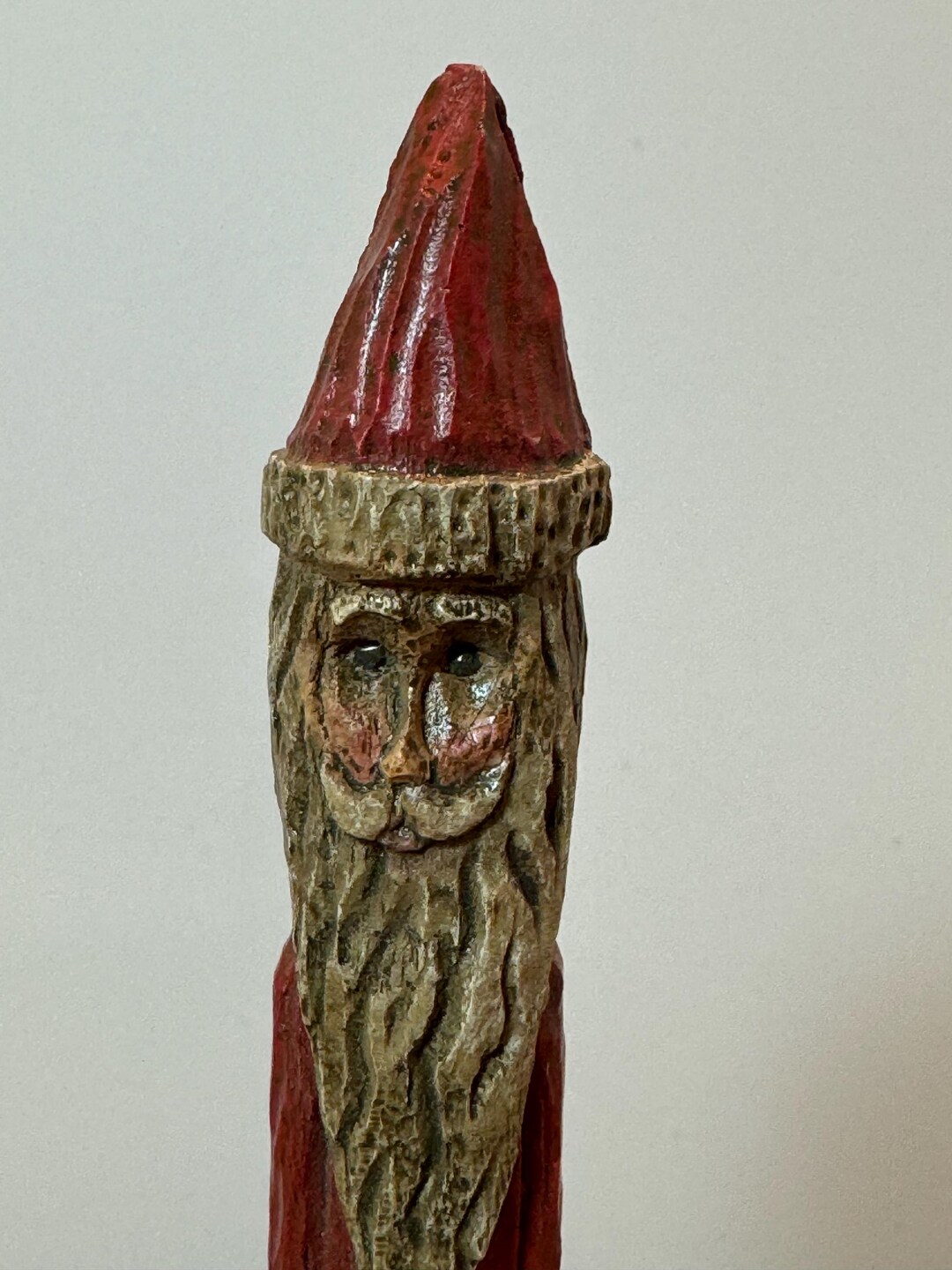 Very Cool Vintage 1993 Skinny Pencil Santa 9" Tall Figurine Santa Claus ...