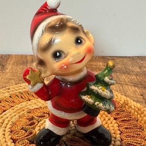 Super Sweet Little Pre-loved Vintage Josef Originals Ceramic Christmas ...