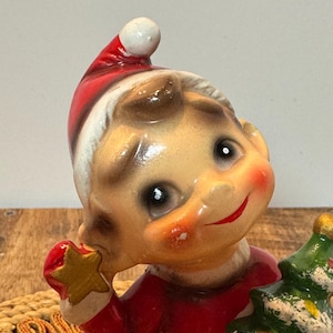 Super Sweet Little Pre-loved Vintage Josef Originals Ceramic Christmas ...