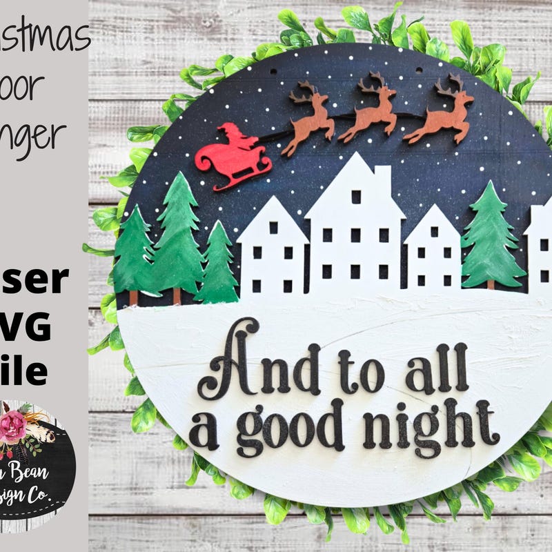 And to All a Good Night Sign - Etsy