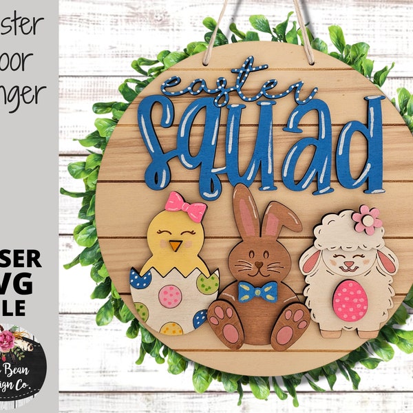 Easter Bunny Door Hanger - Etsy