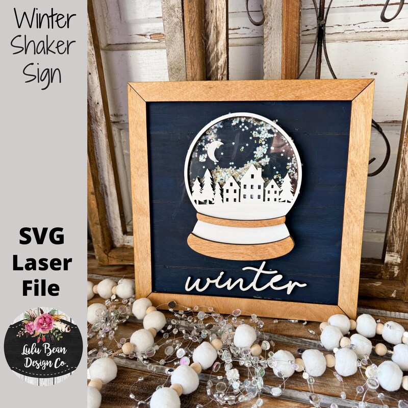 Shaker Globe Cut File - Etsy