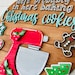 We're Probably in Here Baking Christmas Cookies Door Hanger SVG Laser ...