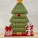 Countdown to Christmas Tree Presents Calendar SVG Laser File Wood ...