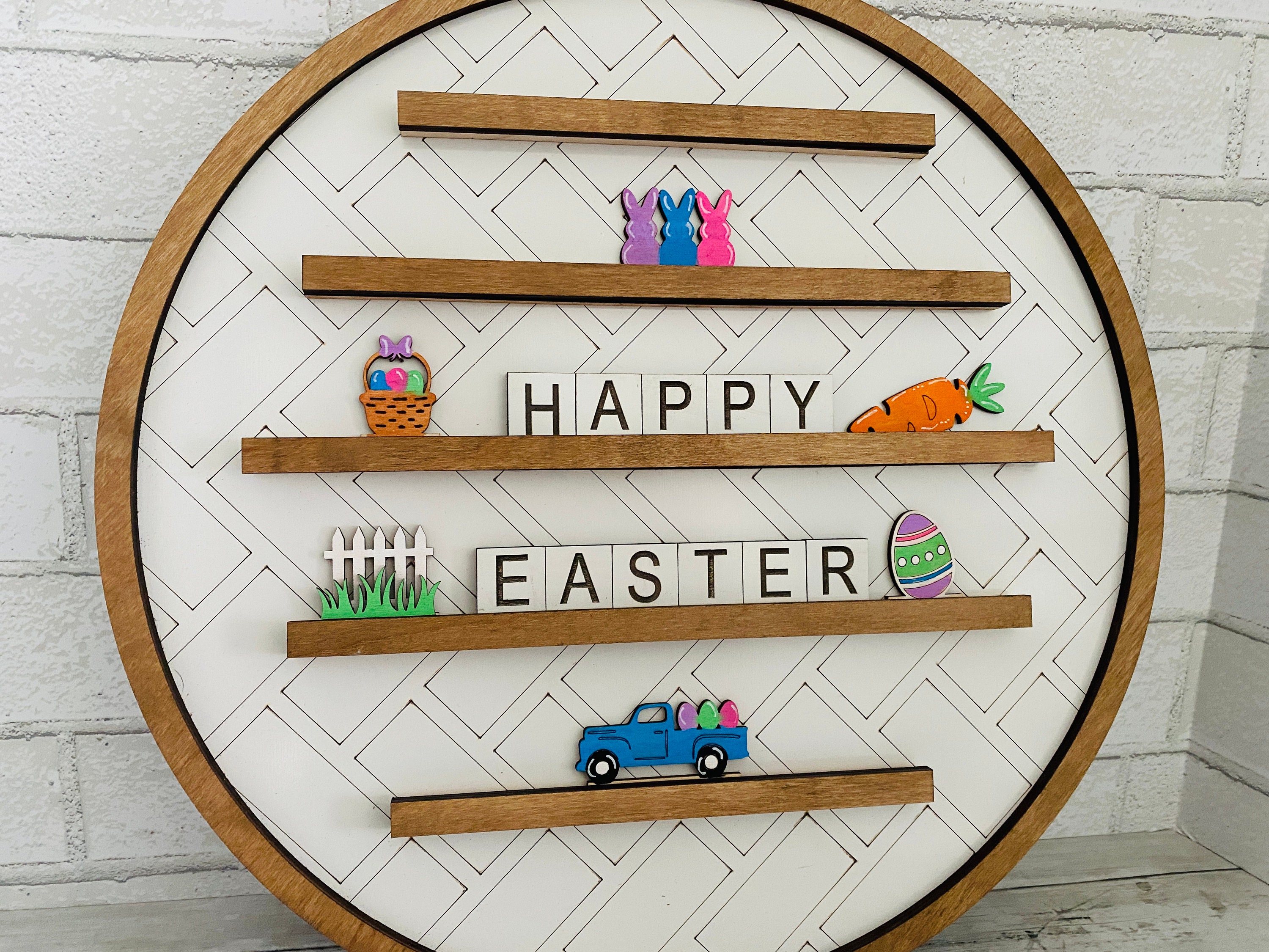Easter Letterboard Shapes SVG Wood Glowforge Digital Cut File - Etsy