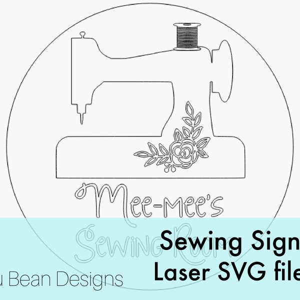 Laser Cut Files Sewing Room - Etsy