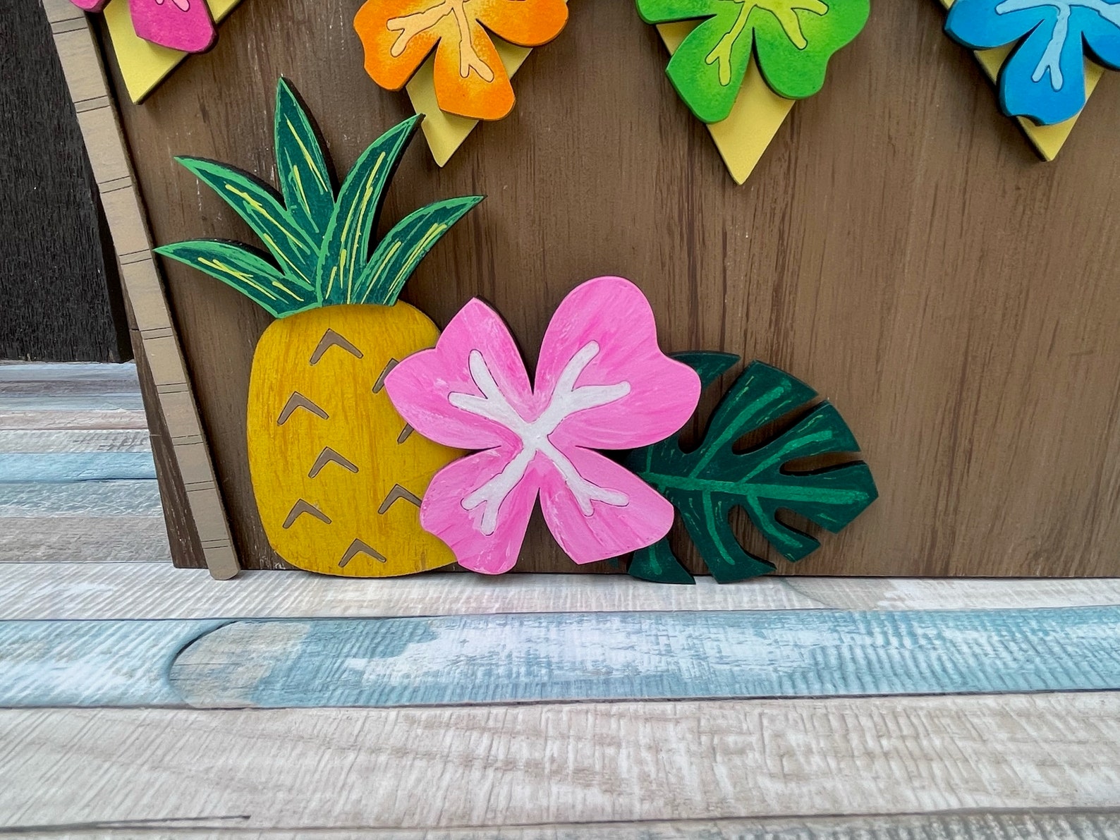 Tiki Bar Market Stand Interchangeable SVG Laser File Wood Digital ...