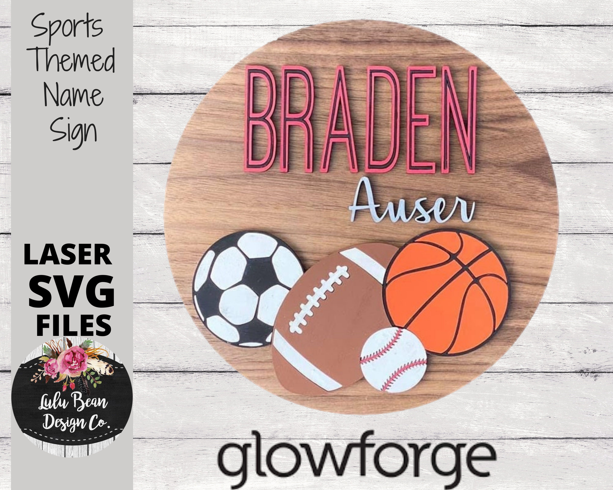 Wooden Sports Signs For Yard